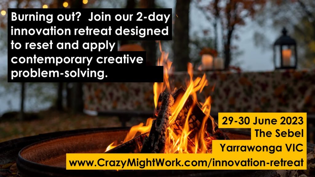 Innovation Retreat Banner | Crazy Might Work